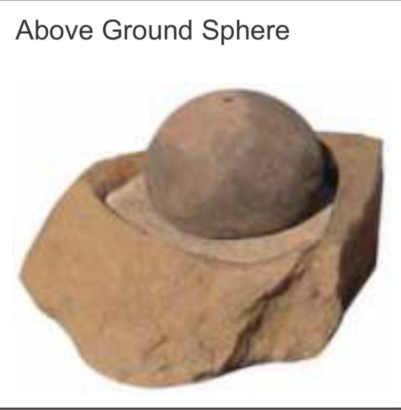 FIBERGLASS Above Ground Sphere & Pond - The Vet Shop Zambia